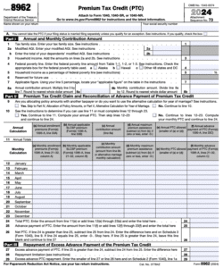 IRS Form 8962: A Guide to the Premium Tax Credit