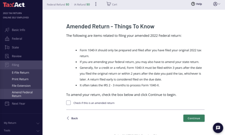 Tips for Filing an Amended Tax Return | Form 1040x | TaxAct