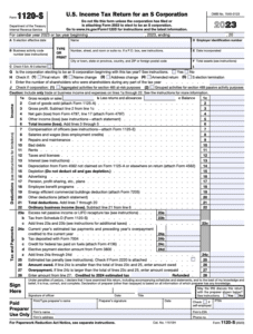 How to Fill Out Form 1120-S for S Corporations: Deductions & Income