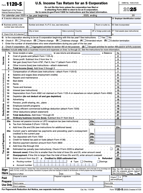 Form 1120 Filing Guide: Corporate Tax Return & Schedules Explained