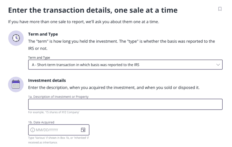 How to Use Form 1099-B for Stock Sales | TaxAct