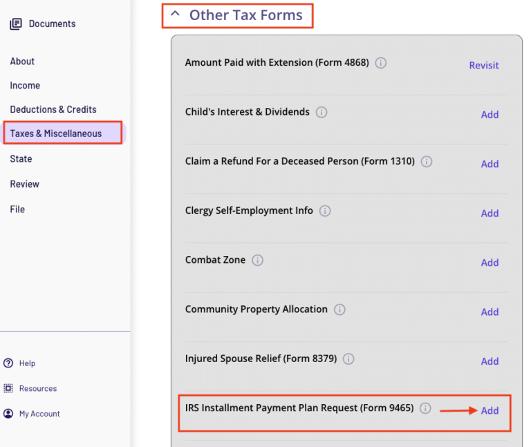 How to Set Up an IRS Payment Plan Through TaxAct | TaxAct